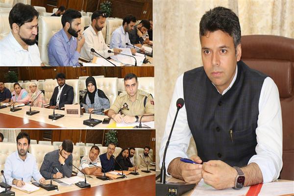 DC Srinagar chairs District Level Committee meeting of NCORD